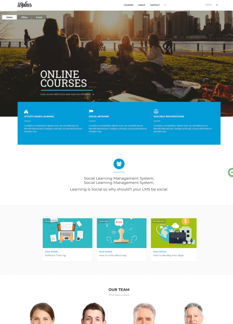 WordPress LMS – WPLMS Demos